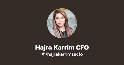 Hajra Karrim CFO Linktree