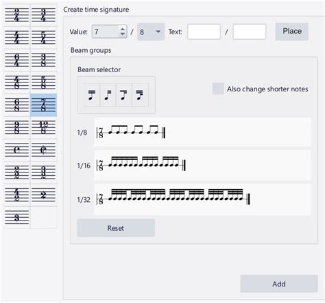 Mu4x Request Allow The User To Create Custom Time Signatures And
