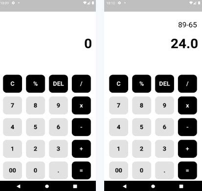 Simple Calculator App Using Flutter