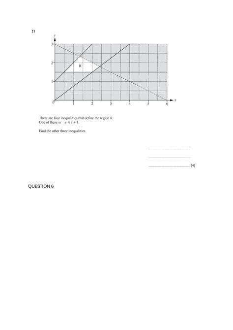 Inequalities Igcse Mathematics Questions Pdf Educational Assessment Education