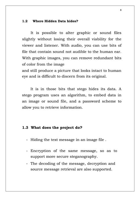 Image Steganography Java Project Synopsis Pdf