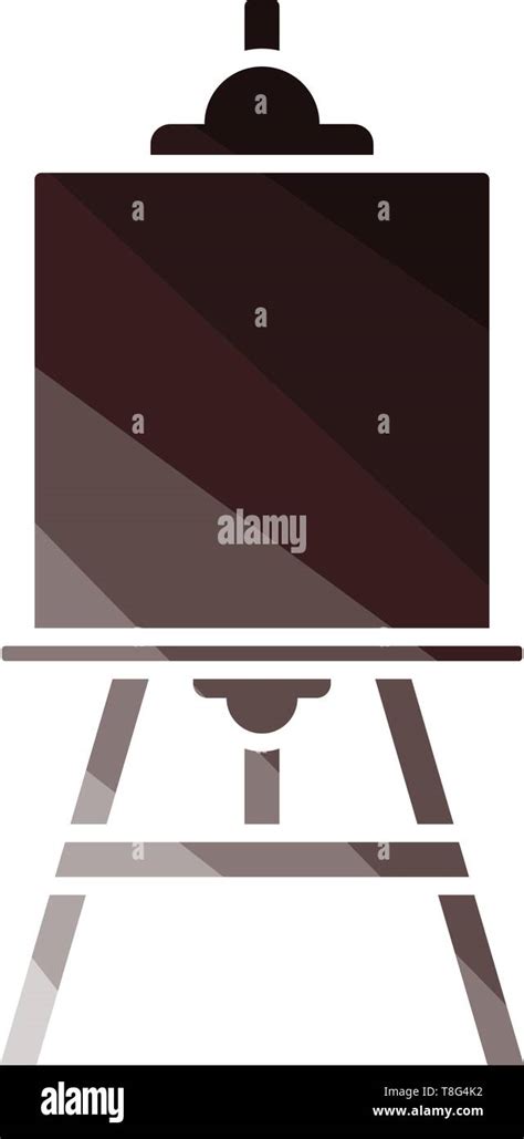Easel Icon Flat Color Ladder Design Vector Illustration Stock Vector Image And Art Alamy