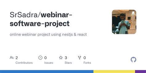 github srsadra webinar software project online webinar project using nestjs and react