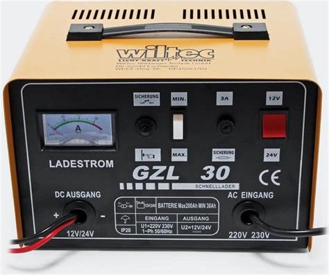 accu lader wbl gzl30 voor 12 and 24 volt acculader druppellader