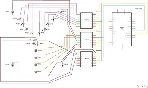flux capacitor shift register output pin help leds and multiplexing