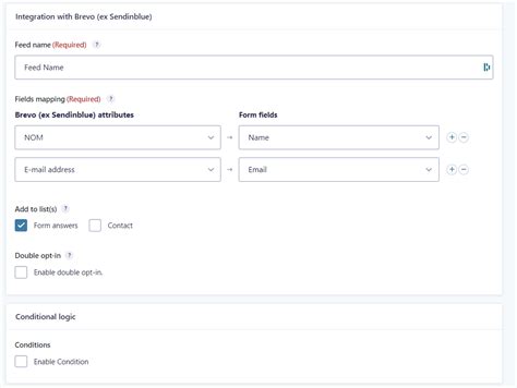 Gravity Forms To Brevo Ex Sendinblue Documentation