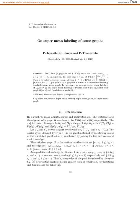 pdf on super mean labeling of some graphs