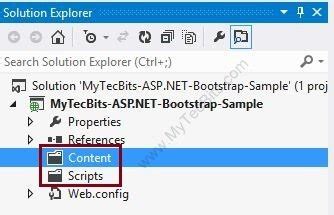 Bootstrap 3.0.0 with ASP.NET Web Forms – Step by Step – Without NuGet Package | My Tec Bits