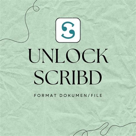 Jual Jasa Unlock Dokumen Scribd Shopee Indonesia