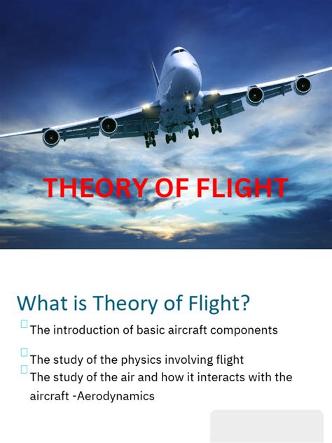 Theory Of Flight Part One Pdf Drag Physics Flight Control Surfaces