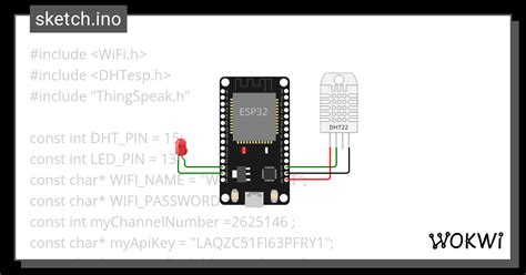 Iotdhtpractical Wokwi Esp32 Stm32 Arduino Simulator