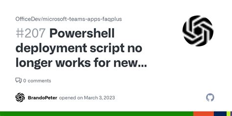 Powershell Deployment Script No Longer Works For New Azure Cli · Issue
