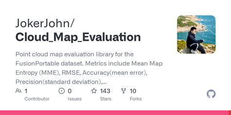 GitHub JokerJohn Cloud Map Evaluation Point Cloud Map Evaluation Library For The