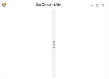 Customization In Windows Forms SplitContainer Control Syncfusion