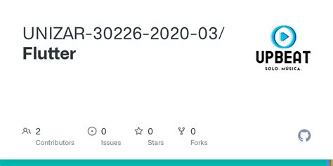 GitHub UNIZAR 30226 2020 03 Flutter