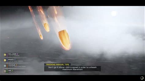Helldivers 2 Drop Pod Sequence Youtube