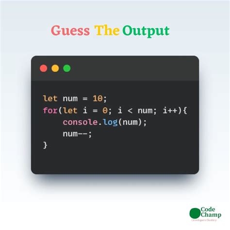 Codechamp On Linkedin Learning Codechamp Javascript Output Coding