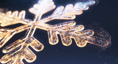 Create Sparkling Snowflake Intro By Intrologoanima Fiverr