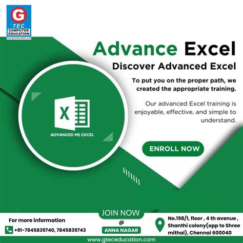 G Tec Anna Nagar Chennai On Linkedin Excelsuccess Gtecannanagar
