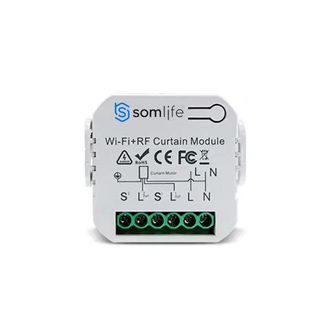 Commutateur Somlife De Volet Et Rideau Wifi Rf Tuya Smart Life Module