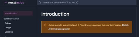 Nuxt And Axios Nuxt Nuxt Discussion GitHub