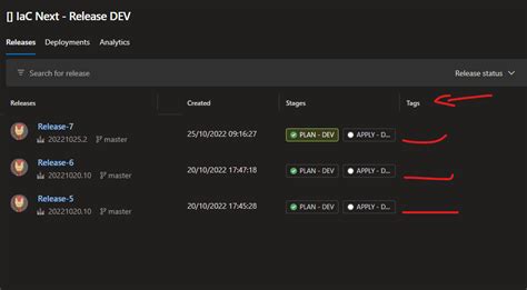 how to tag an azure devops release automatically stack overflow