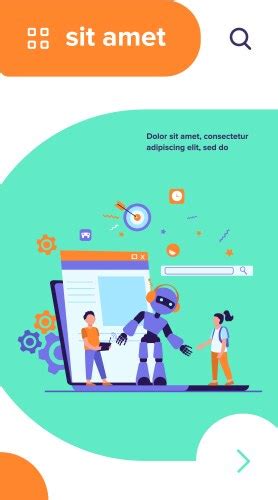 Learn Robotics Programming Engineering Science Vector Image