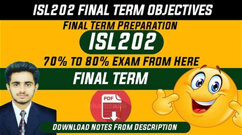 Isl202 Final Term Preparation Isl202 Isl202 Short Lectures Isl202 Final Term Notes Youtube