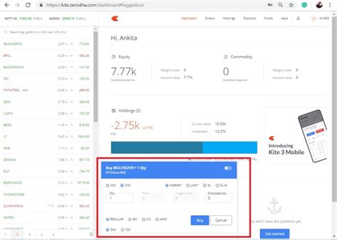 Zerodha Kite 3 0 Login Demo Download Tutorial Stockmaniacs