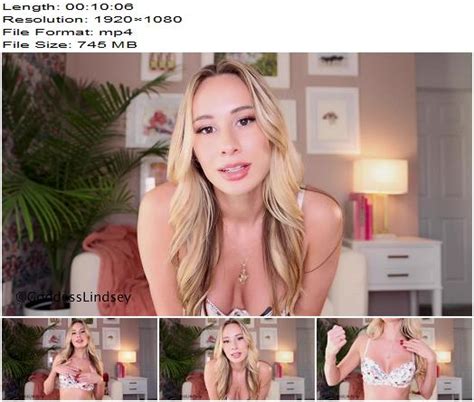 Goddess Lindsey Loser Routine Jerkoff Command Cocktease Female Domination Club