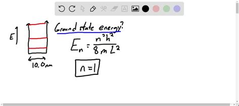 Solved Determine The Ground State Energy For An Electron In An Infinite