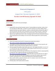 Hwk2 Docx Instructor Wei Ding CS 470 670 Artificial Intelligence Homework Assignment 2 250