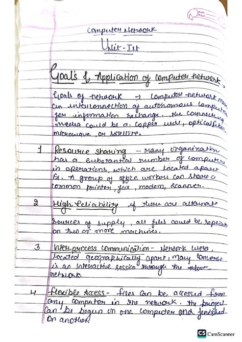CN Notes Computer Networks Studocu