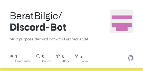 Github Beratbilgicdiscord Bot Multipurpose Discord Bot With Discord