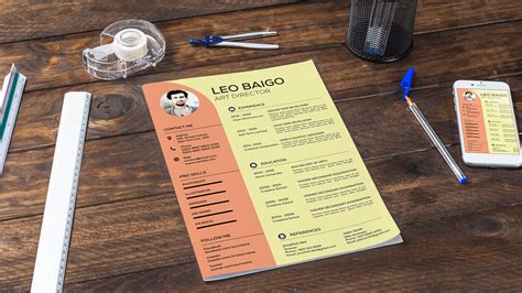 CV Project On Behance