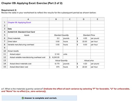 Solved Chapter 09 Applying Excel Exercise Part 2 Of 2