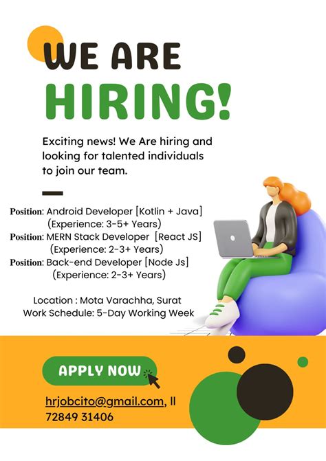 Hiring Jobopening Joinourteam Techjobs Androiddeveloper Kotlin Java Mernstack Reactjs