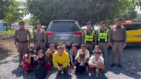 ထိုင်းနိုင်ငံ အာရှအမြန်လမ်းပေါ်တွင် မြန်မာနိုင်ငံသား ၁၀ ဦးဖမ်းဆီးခံရ