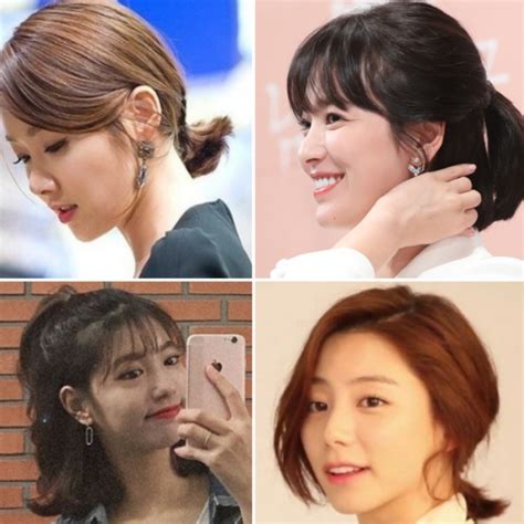 여자단발머리 헤어스타일링 앞머리 펌 반묶음 예쁘게묶는방법 네이버 블로그