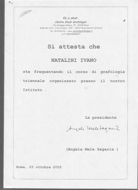Ivano Natalini On Linkedin Graphology