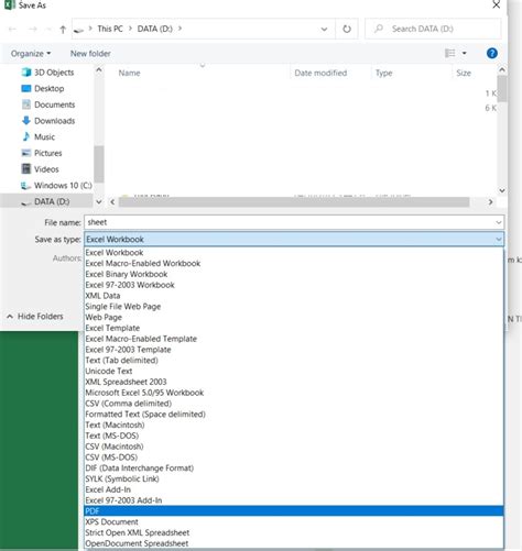 2 Cách Dễ Dàng Chuyển File Excel Sang Pdf Ben Computer