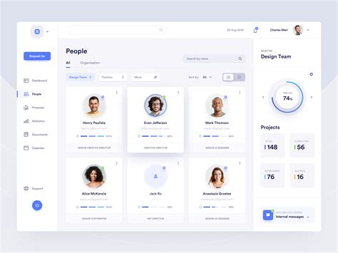 crm app 2 by karol kos for widelab on dribbble