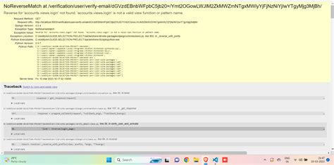 Noreversematch After Clicking Verification Link · Issue 59 · Foo290django Verify Email · Github