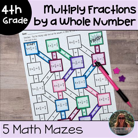 Multiplying By A Whole Number Fractions Worksheets Worksheets Library