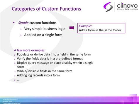 PPT Medidata Rave Custom Functions Webinar PowerPoint Presentation ID