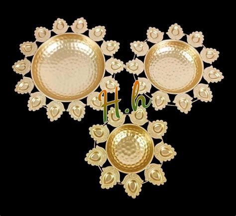 Dilip Handicrafts On Linkedin Metal Urli Set With Gold Finish