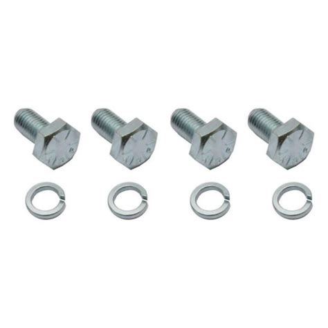 Chevy Water Pump Pulley Bolts 516 24 Grade 5 Zinc Treated Steel