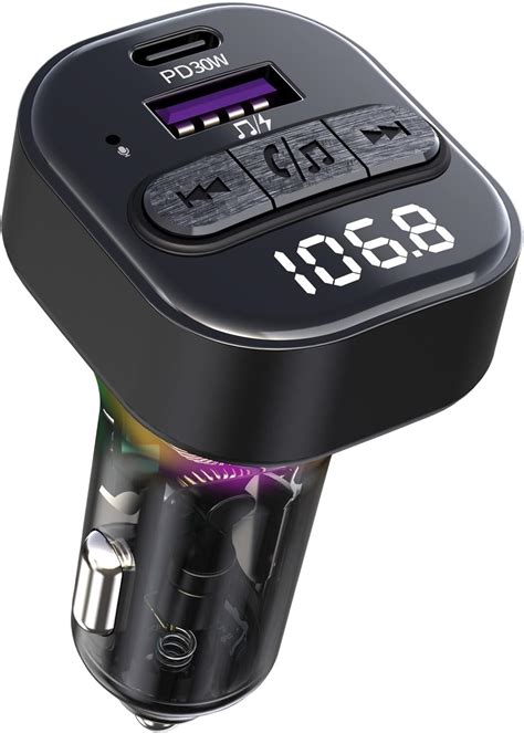 Bluetooth 53 Fm Transmitter For Car 30 Wireless