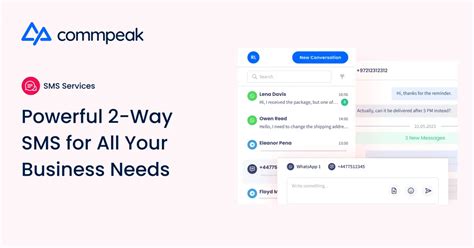 two way sms two way text messaging software from commpeak