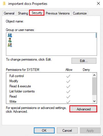 Fix Failed To Enumerate Objects In The Container Error On Windows